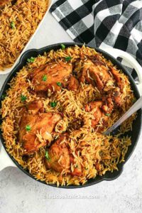 One pot Dutch oven chicken and rice recipe - Let’s Cook Chicken!